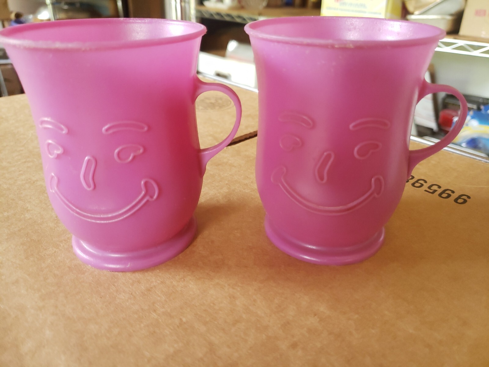 Rare ~ Vintage ~ Hey Koolaid Man Plastic Purple Cups Lot of 2 Rare ...