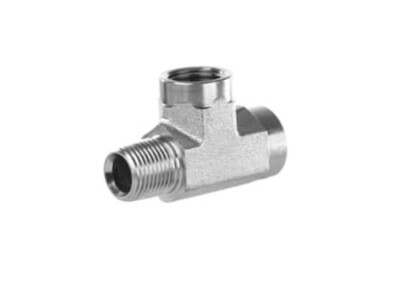 5602-04-04-04 Pipe Run Tee Adapter Steel 1/4 MNPT x 1/4 FNPT x 1/4 FNPT ...