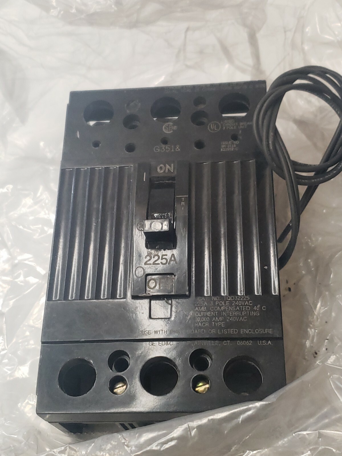 General Electric TQD32150 3 Pole Circuit Breaker. SEE DESCRIPTION. | eBay