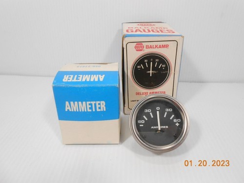 Vintage Napa Balkamp Deluxe Ammeter Gauge 701-1055. NOS | eBay