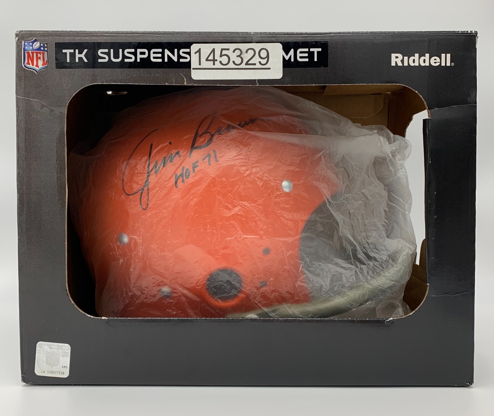 JIM BROWN signed/autographed CLEVELAND BROWNS Riddell TK 2-Bar Helmet w ...