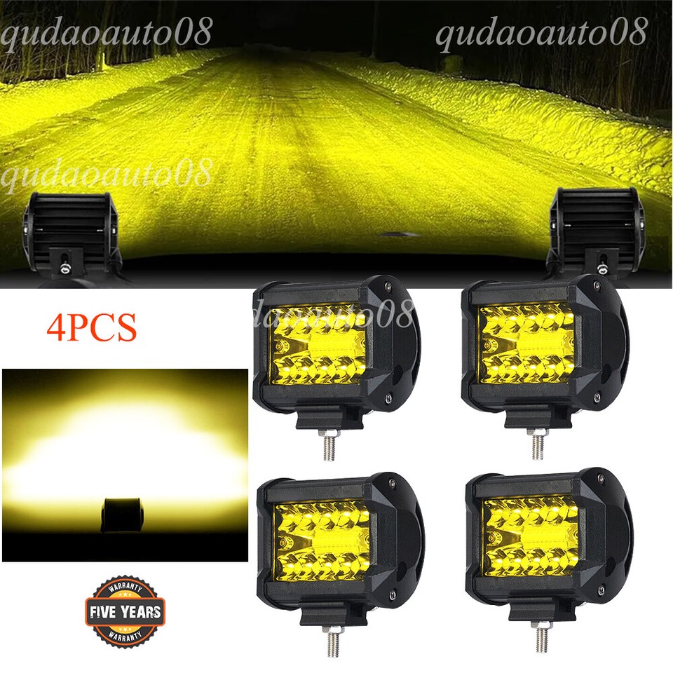 LED Work Light Bar Flood Spot Lights Driving Lamp Offroad Car Truck SUV ...