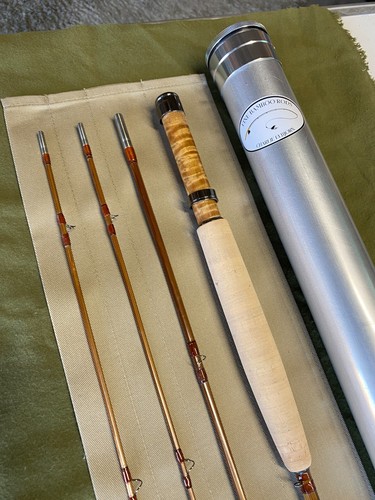 Edwards Taper Bamboo Fly Rod 7 ' 3 piece 2 tips 5 wt. New | eBay