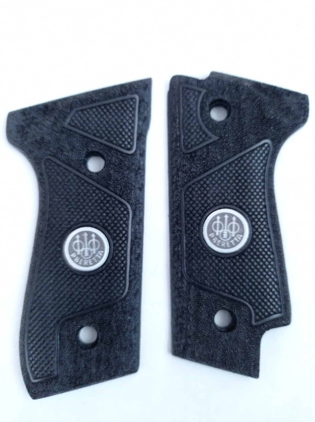 beretta 92S 92 92 S grips walnut wood black | eBay