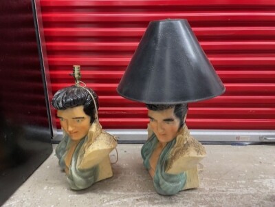 Elvis ceramic lamps (pair of matching lamps) | eBay