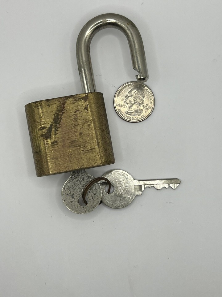Vintage Brass Hurd USA Lock Padlock | eBay