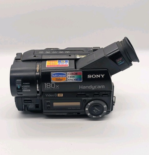 Sony Handycam NighShot CCD-TR416 Video 8 XR Camcorder 180x Digital Zoom ...