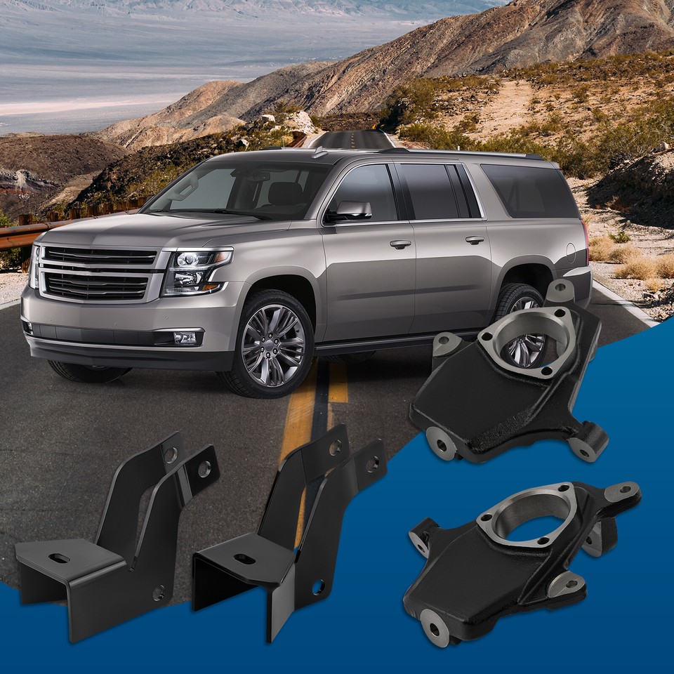 2"/4" Drop Lowering Kit For Chevy Tahoe GMC Yukon Cadillac Escalade ...