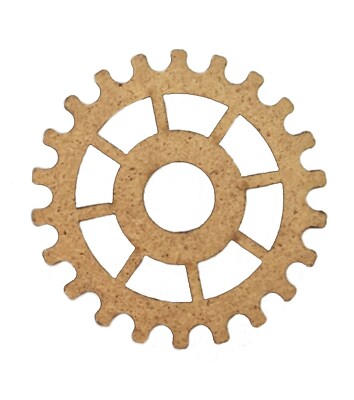 MDF Wooden Gears Shapes Laser Cut 3mm Wood Gear Shape Craft Designs ...