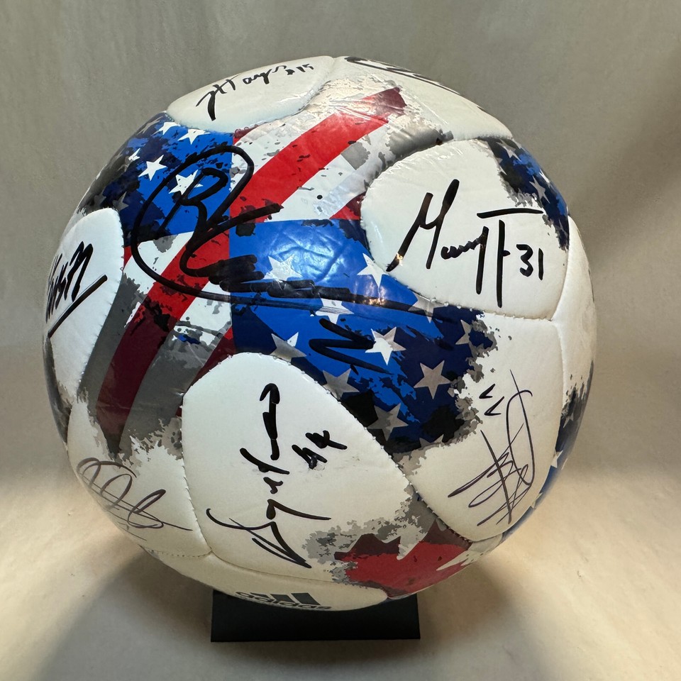 2018 FC Dallas Team Signed by (22)-adidas Match Ball Replica Mini ...