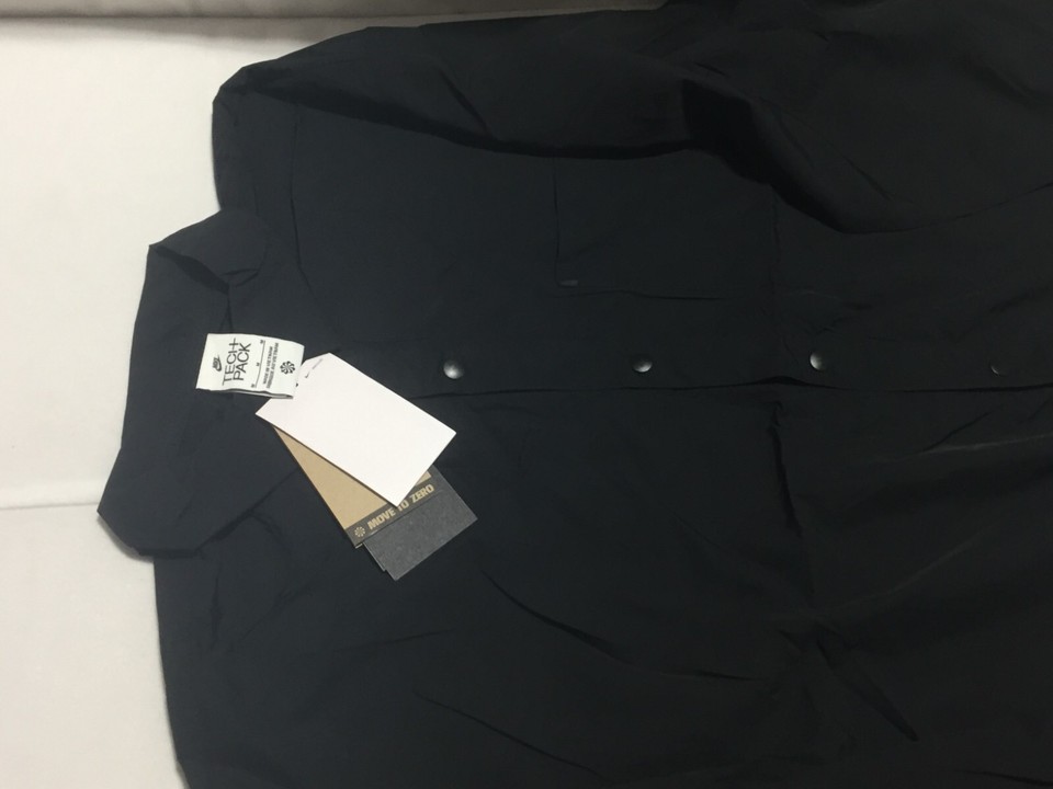 N287 NIKE Tech Pack Woven Oversized LS Shirt Black Mens Size Medium | eBay