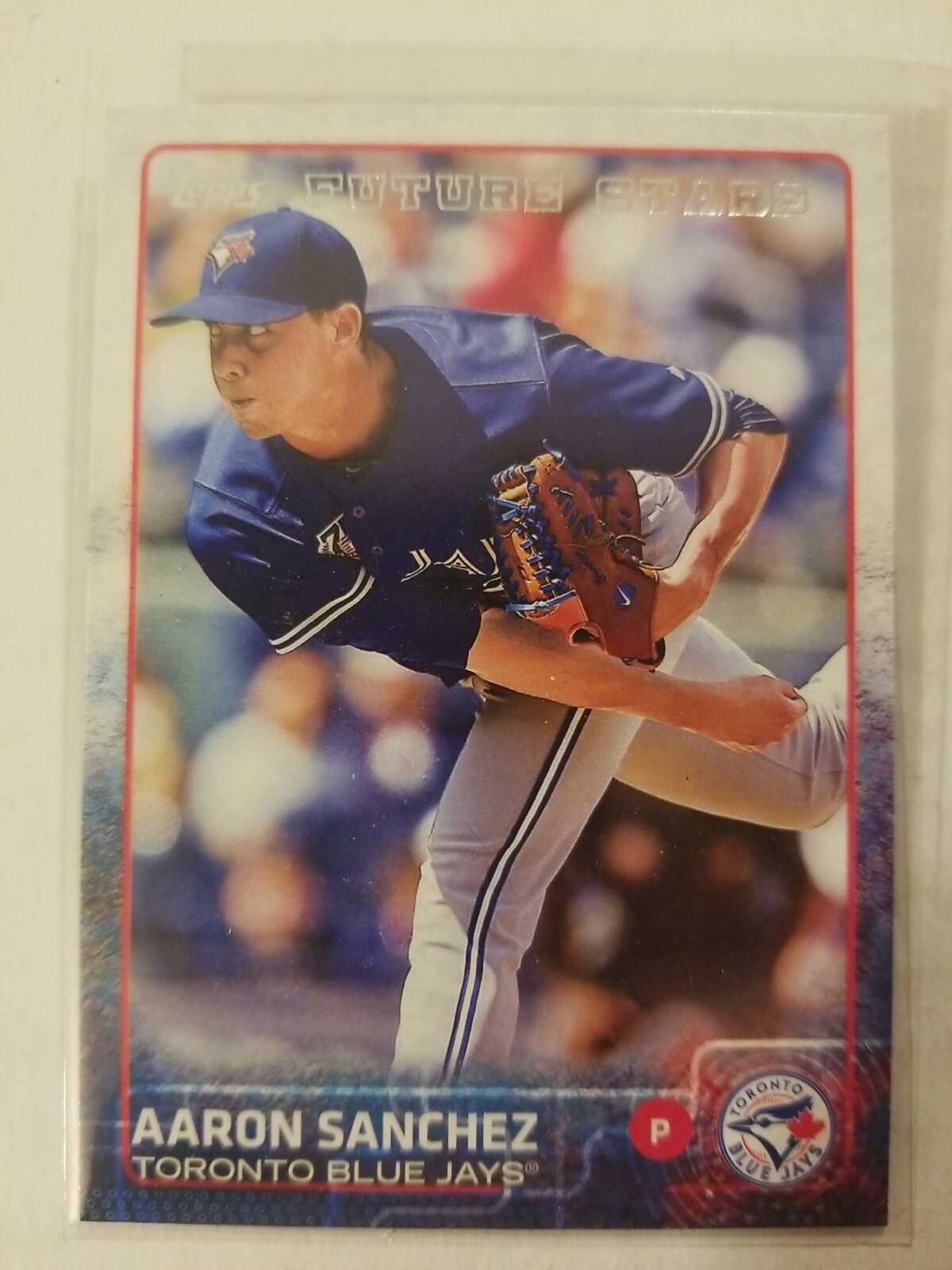 2015 Topps Series 1 Future Stars Aaron Sanchez Baseball Card #294 Blue ...