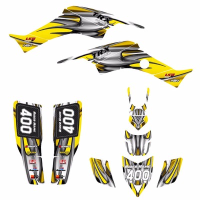 TRX400EX graphics 1999 - 2007 Honda 400EX sticker kit 24 mil thick ...