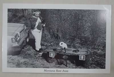 Montana Duckboy Western Comic Postcard Montana Rest Area Unposted | eBay