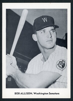 Bob Allison 1959 AL ROY Senators Jay Publishing Rookie Photo Pack 5x7 ...