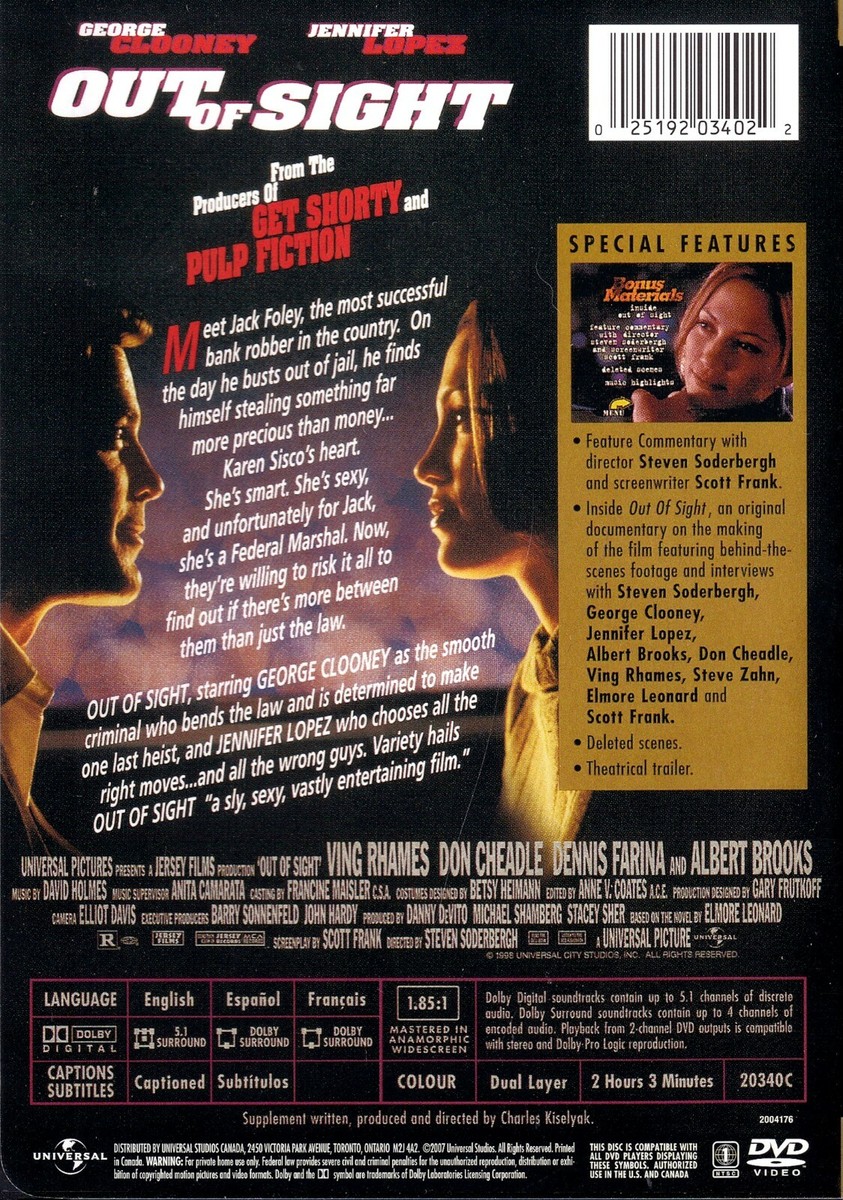 Out Of Sight Dvd Cover