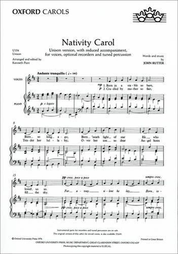 Nativity Carol by John Rutter | eBay