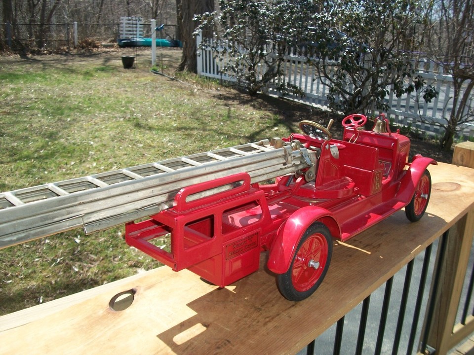 Buddy L Custom Aerial Ladder Fire Truck | eBay