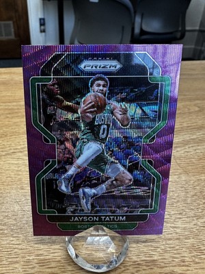 2021-22 Prizm Jayson Tatum PURPLE PRIZM Boston Celtics Card #13 | eBay
