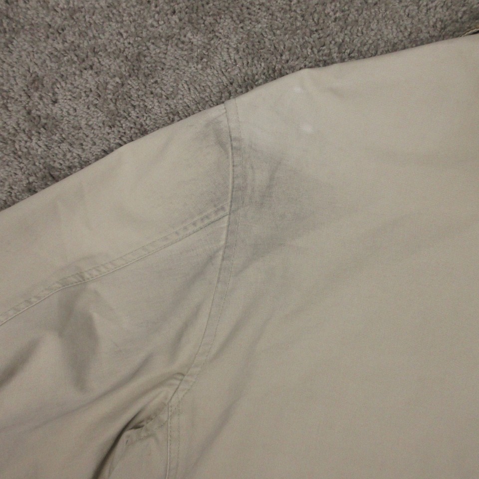 Vintage Chore Coat Mens Large Beige Club Room Jacket Flannel Lined ...