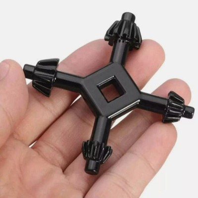 4 Way Drill Press Chuck Key Size 3/8" 1/2" Chucks Universal Combination ...