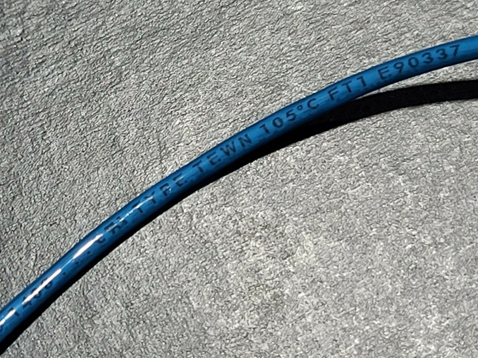 Alan Wire #16awg 26 Stranded TFFN//MTW Building/Fixture Wire Blue ...
