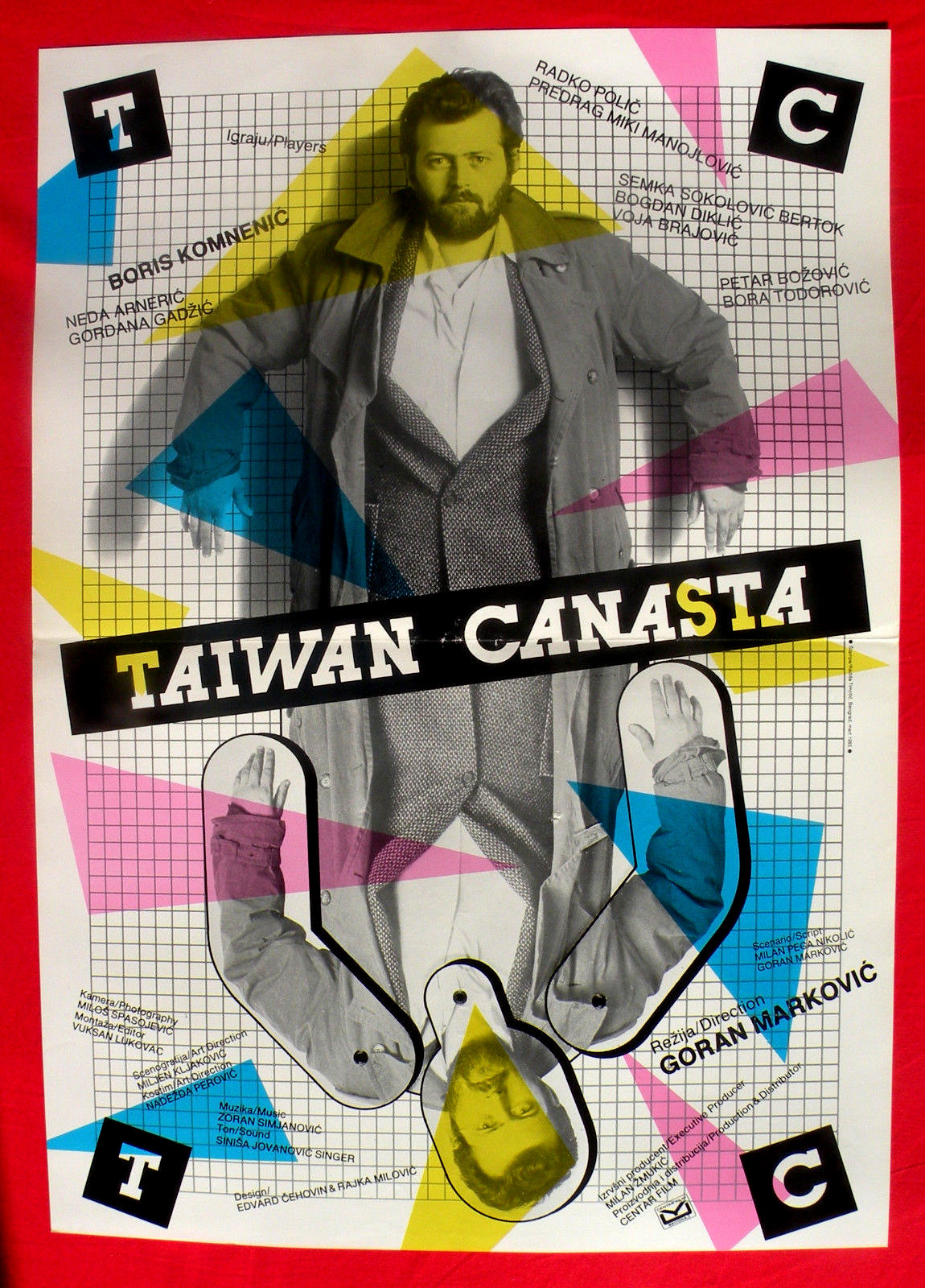 TAIWAN CANASTA 1985 BORIS KOMNENIC NEDA ARNERIC MARKOVIC RARE EXYU ...