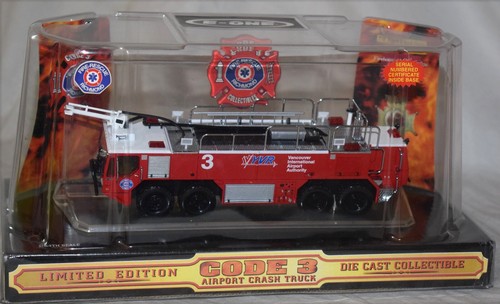 Code 3 Vancouver Fire Department E-One Titan 8x8 Crash Truck Vehicle ...