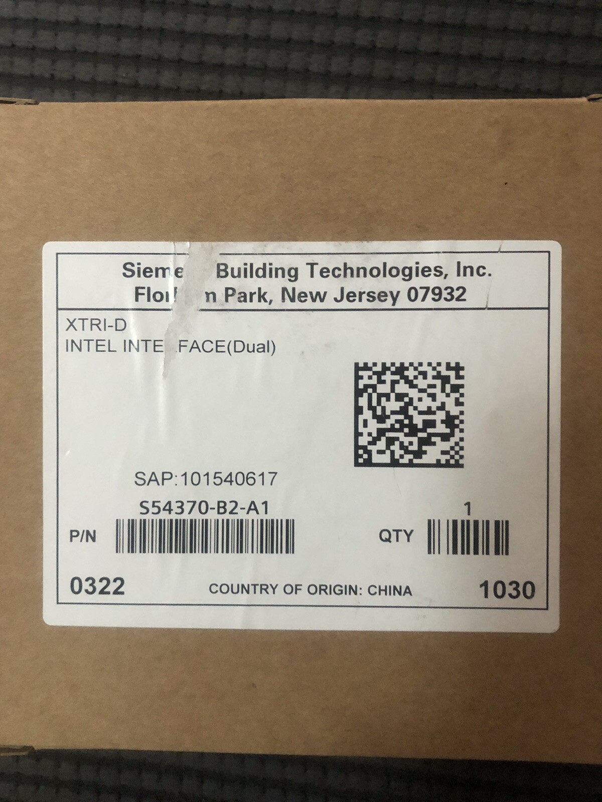 Siemens Xtri-d Intel Interface (dual) Input Module Fire Alarm for sale ...