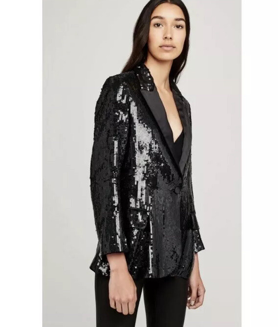 L’Agence Neval Sequins Blazer. NWT. Size 0. Retail- $1250 | eBay