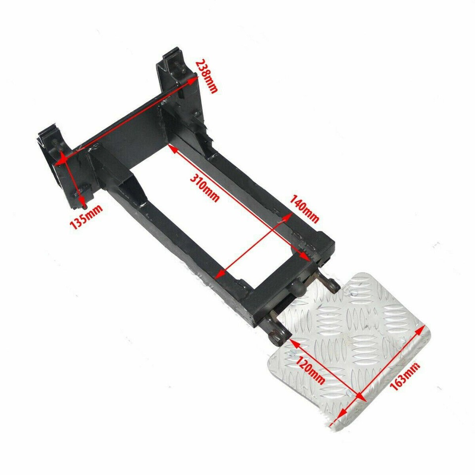 Front Side Foot Step Assembly Steel Black For Suzuki Samurai SJ410 ...