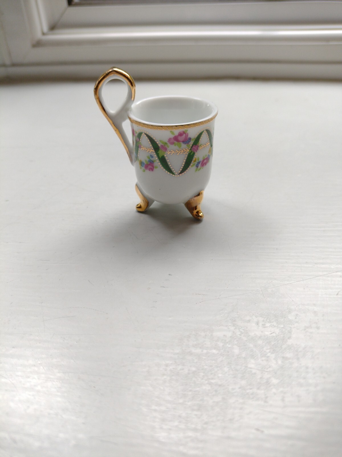 Vintage Miniature Porcelain Cup Venezia Gold Collection 7cm Great ...