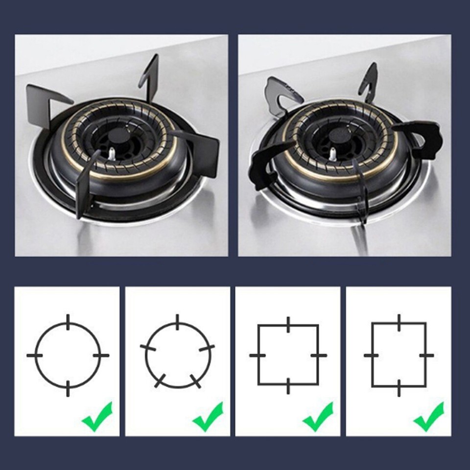 Kitchen Accessories Stainless Wok Gas Stove Auxiliary Racks Support ...