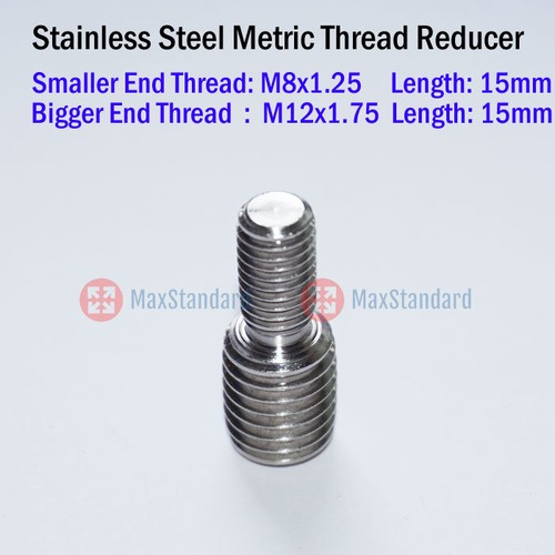 M3 M4 M5 M6 M8 M10 M12 Double End Male Thread Bolt Screw Reducer ...