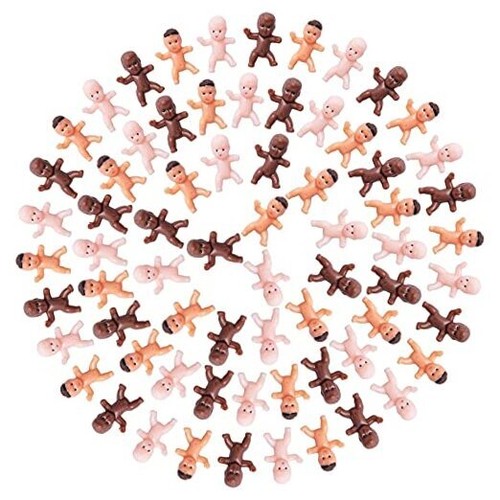 180 Pieces Mini Plastic Babies 1 Inch Baby Doll for 60 Black,60 Latin ...