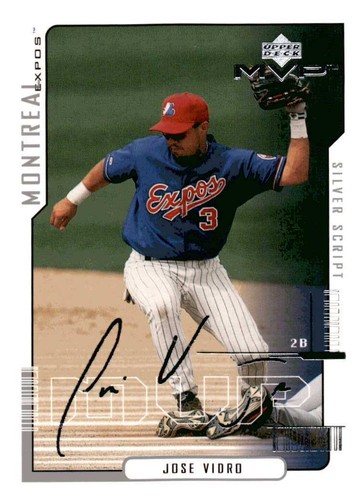 2000 Upper Deck MVP Silver Script Jose Vidro 86 | eBay