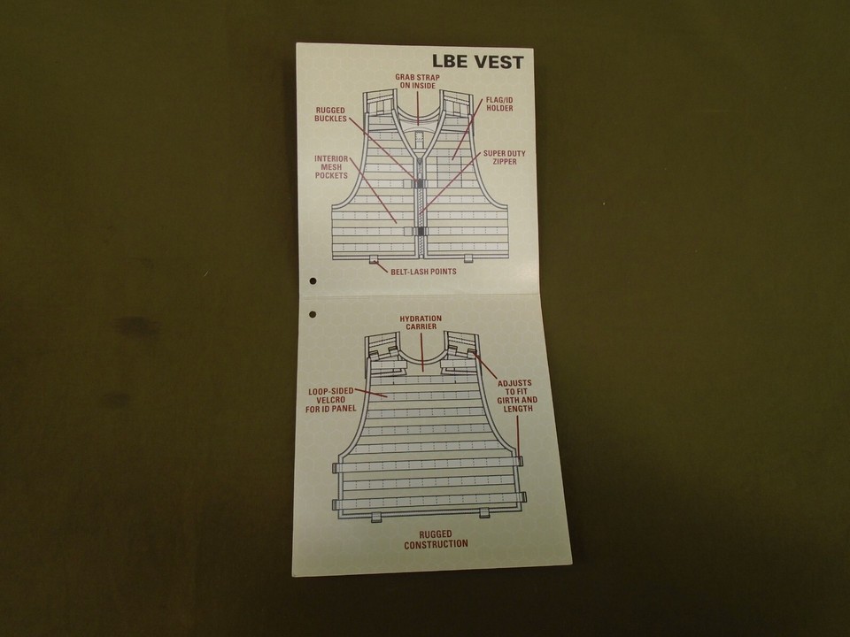 US Military Air Force VTAC Maxpedition 5.11 Tactical LBE Vest Size 2X ...