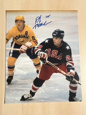 ROB McCLANAHAN SIGNED 8x10 PHOTO USA OLYMPIC HOCKEY AUTOGRAPH MIRACLE ...