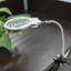 New Magnifier Clip-on Lighted Table Desk LED Clamp Lamp 2.5x 5x ...