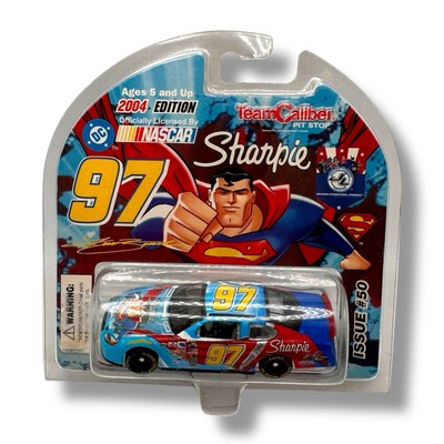 NASCAR Kurt Busch #97 SUPERMAN Justice League TAURUS SHARPIE ‘04 Team ...