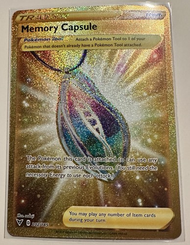 Pokemon Vivid Voltage (SWSH04) Memory Capsule (Secret) 202/185 Secret ...