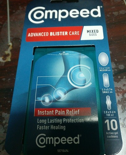 COMPEED Advanced Blister Care Cushions Mixed Sizes 10ct NEW In Package ...