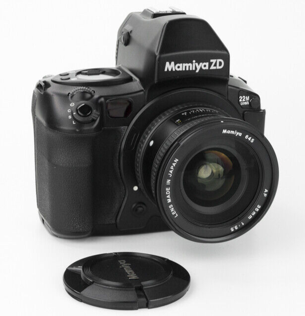 Mamiya ZD 645 medium format reflex digital camera AF 35mm 1:3.5 ...