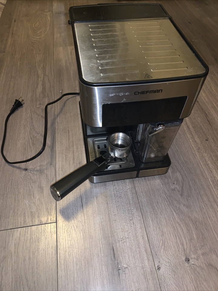 Chefman Barista Pro Espresso Machine RJ54-V2 w/ Espresso Cappuccino ...