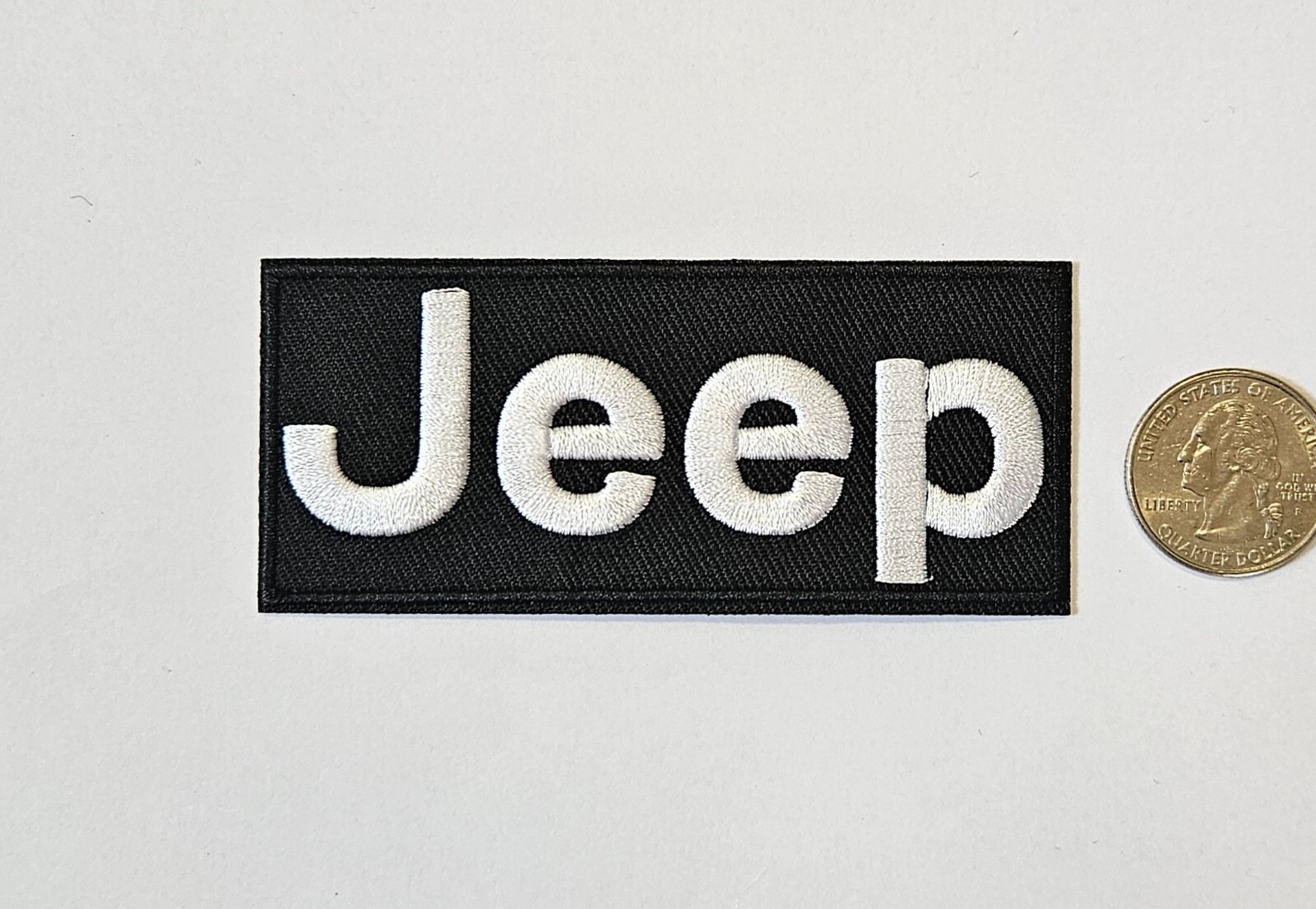 JEEP PATCH CARS TRUCKS AUTO MOTORSPORT EMBROIDERED IRON ON 3.75 X 1.75" FS | eBay