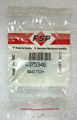 4375346 New Genuine FSP OEM Whirlpool Microwave Switch | eBay