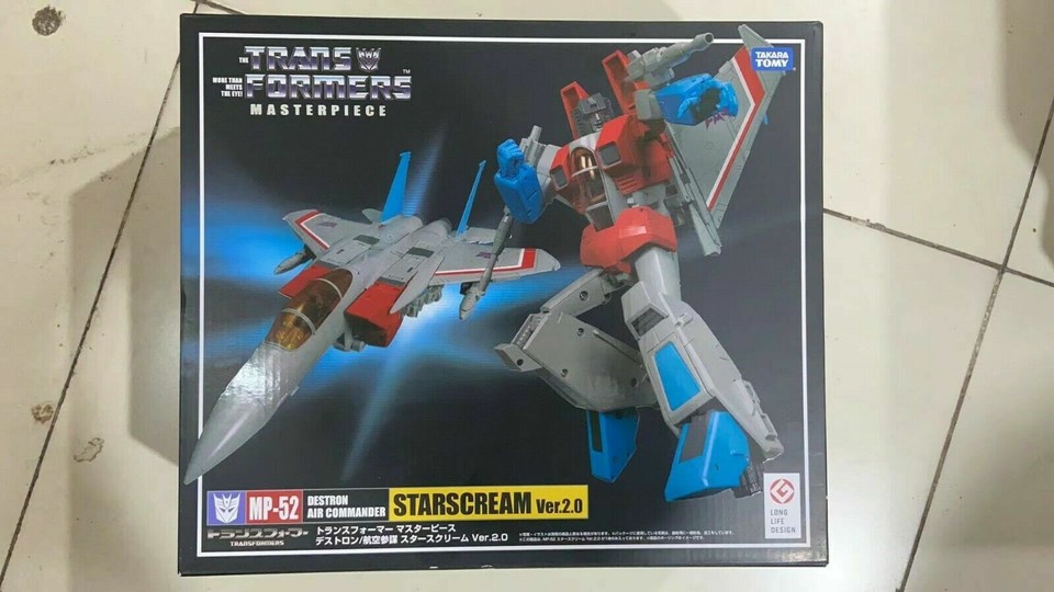 New Box! Transforms Masterpiece MP-52 Starscream Version 2.0 MP52 In ...