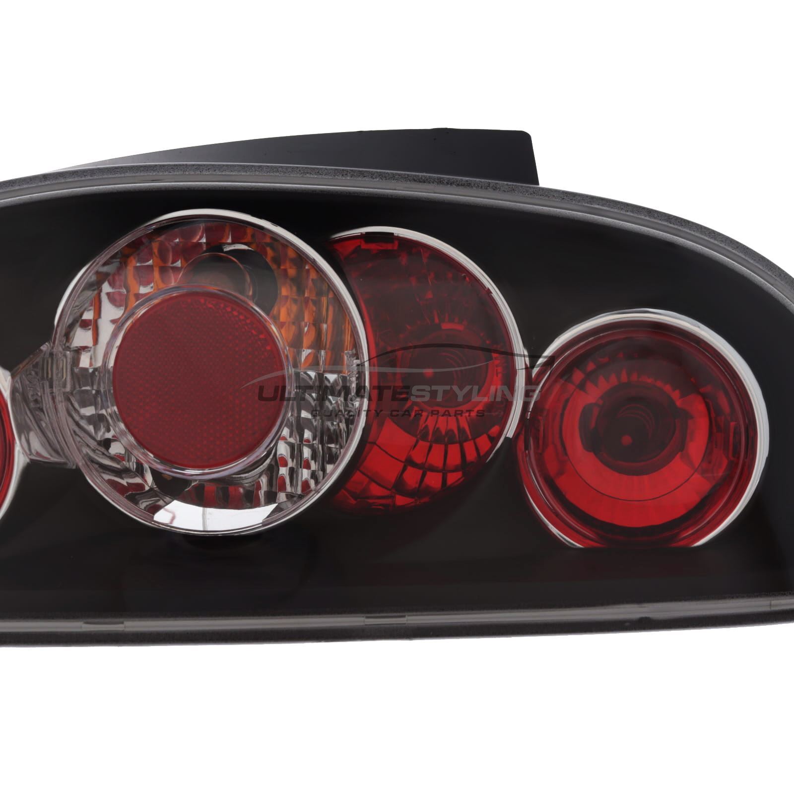 MG MGF Rear Lights Lexus Style Black Upgrade 1995-2002 Back Custom Tail ...