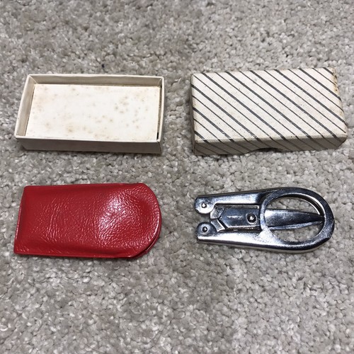 Vintage West Germany Folding Travel Scissors Shears 4" w/ Plastic ...