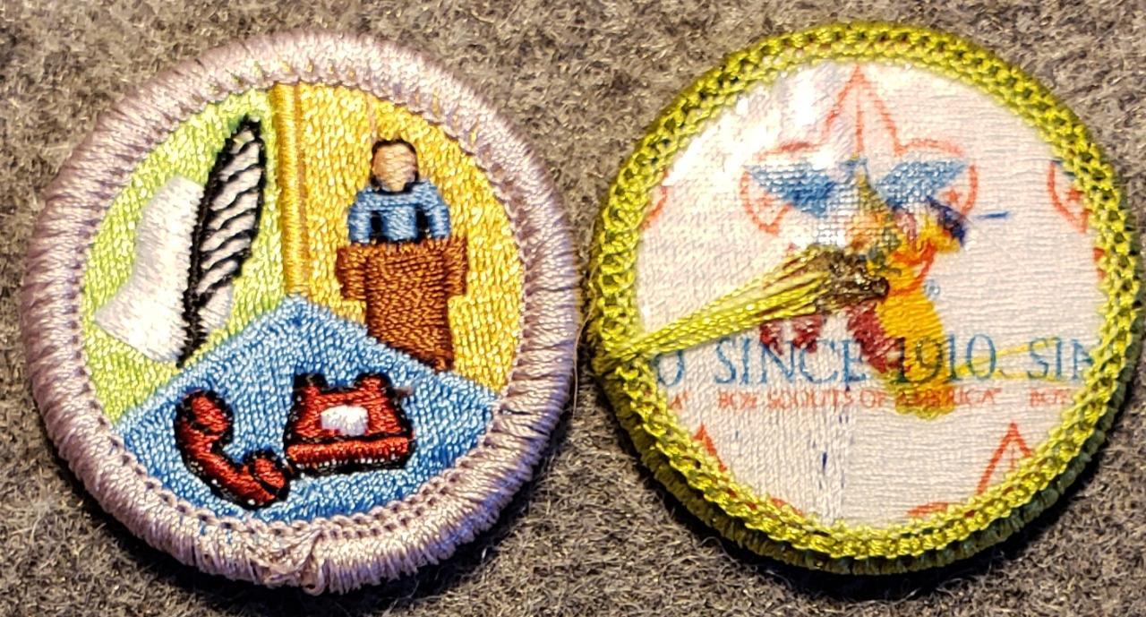 BSA Communications Merit Badge - Type L (Since 1910) Boy Scouts of ...